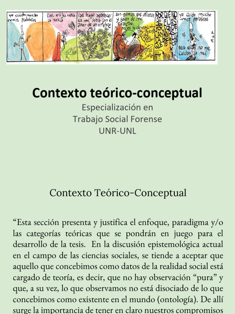 Contexto Conceptual | PDF | Teoría | Paradigma