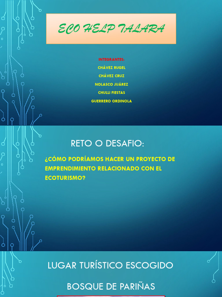 Presentacion de Ept Ecoturismo | PDF