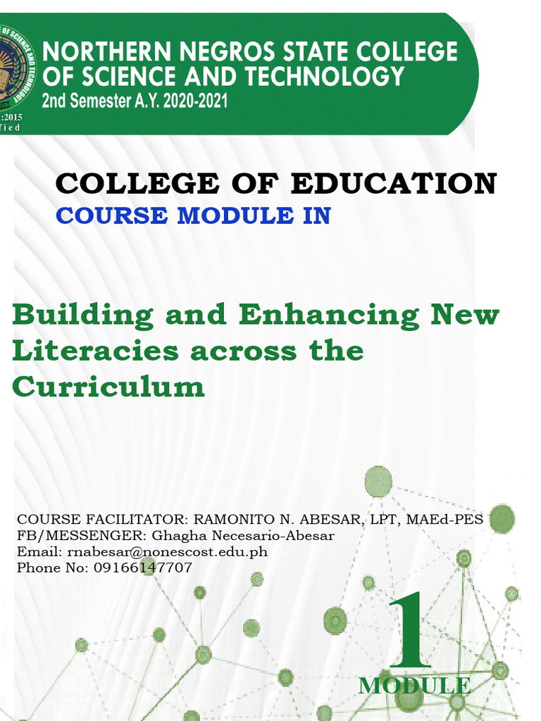 Module Edp 110 | PDF | Learning | Educational Technology