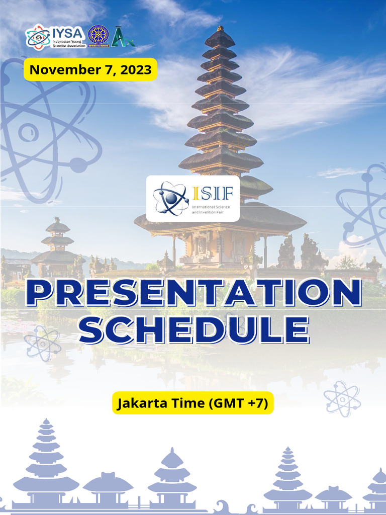(Participants) Presentation Schedule Isif 2023 | PDF