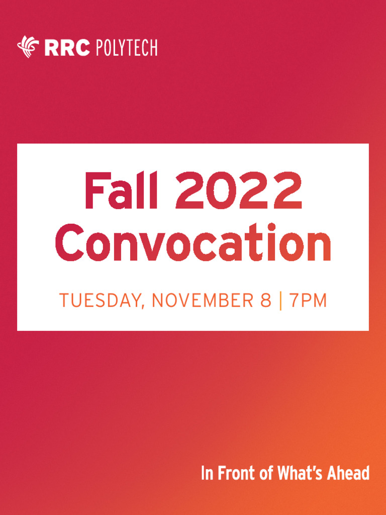 Fall 2022 Convocation Program | PDF