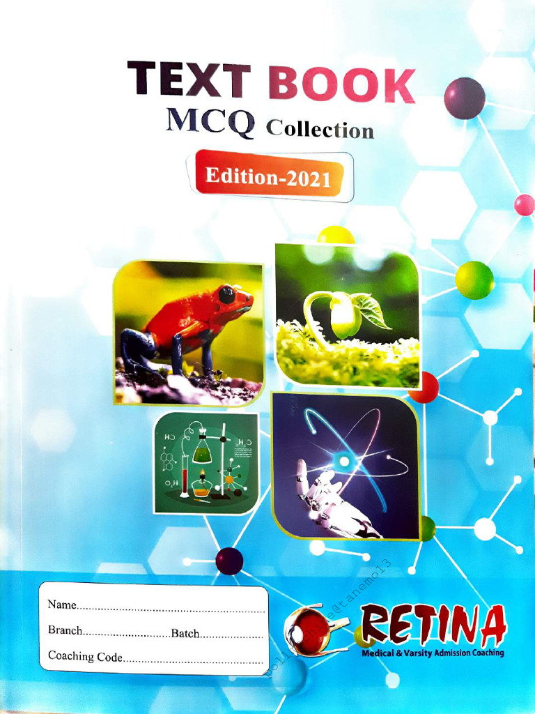 Retina Text Book MCQ Collection-Zoology (1) (1) | PDF