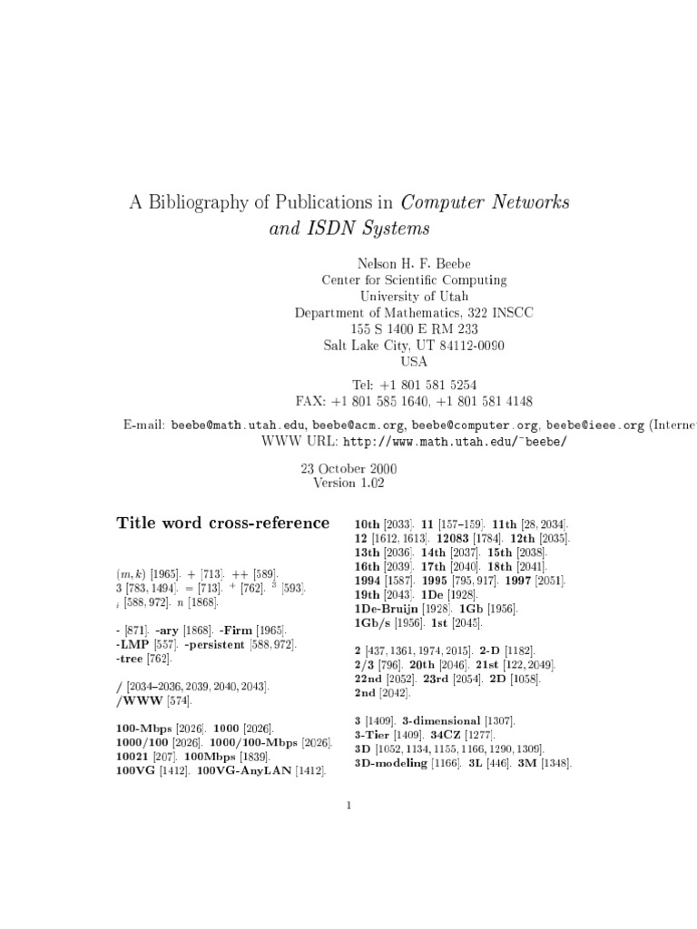 Document | PDF | Computing | Telecommunications