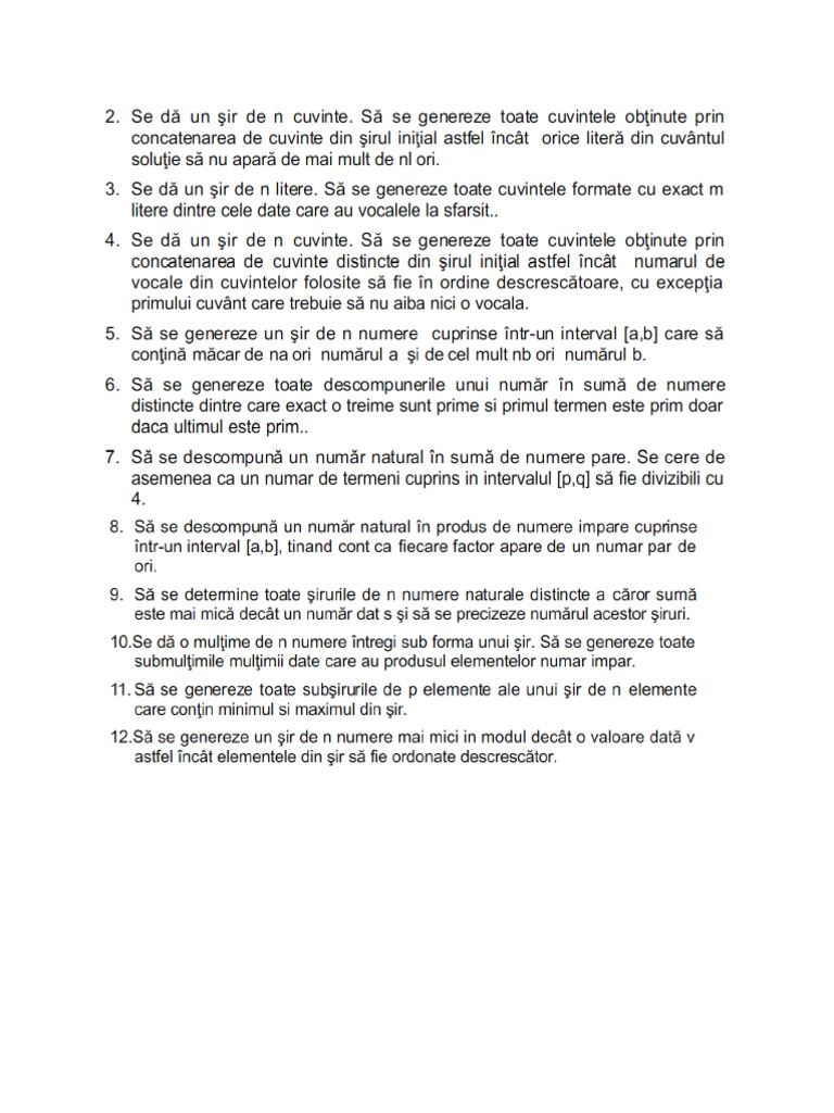 Metoda Backtracking Probleme | PDF