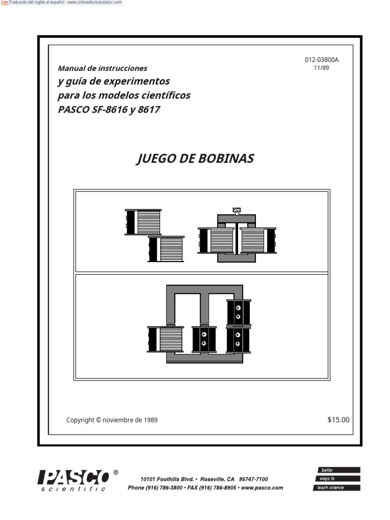 SF-8616-17 COILS SET - En.es | PDF | Inductor | Corriente eléctrica