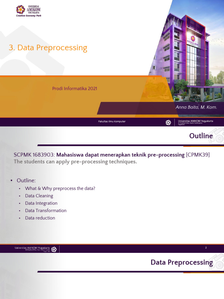 Data Preprocessing | Download Free PDF | Data | Databases