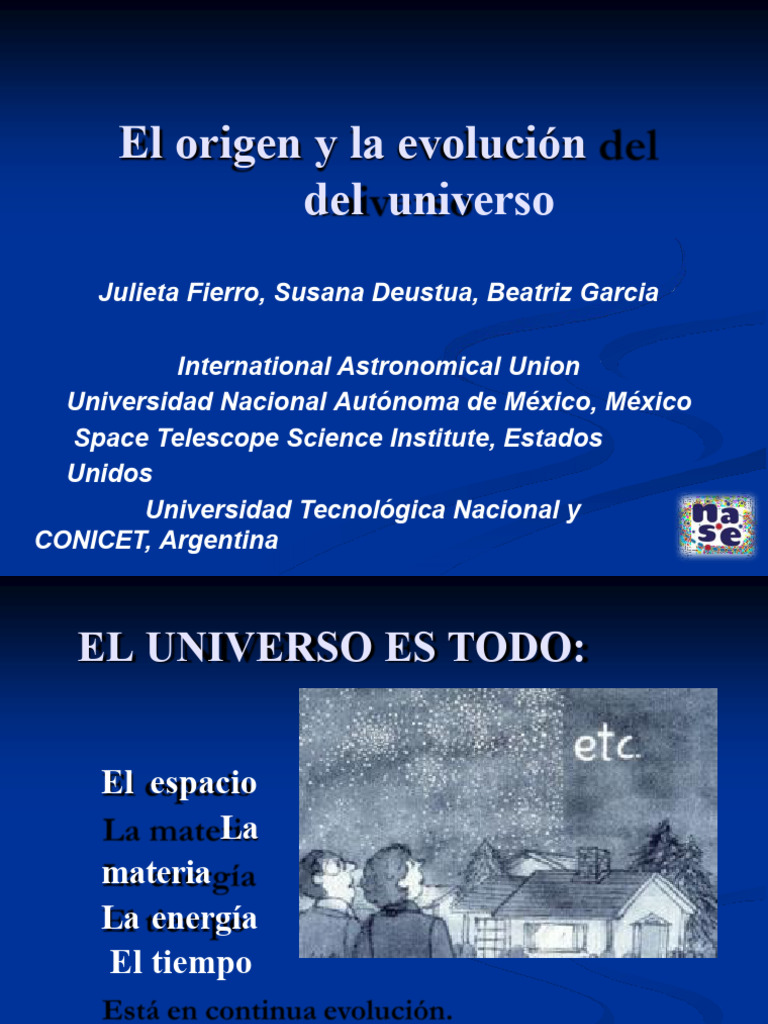 PPT DE EXTRUCTURA DE UNIVERSO | PDF | Universo | Estrellas