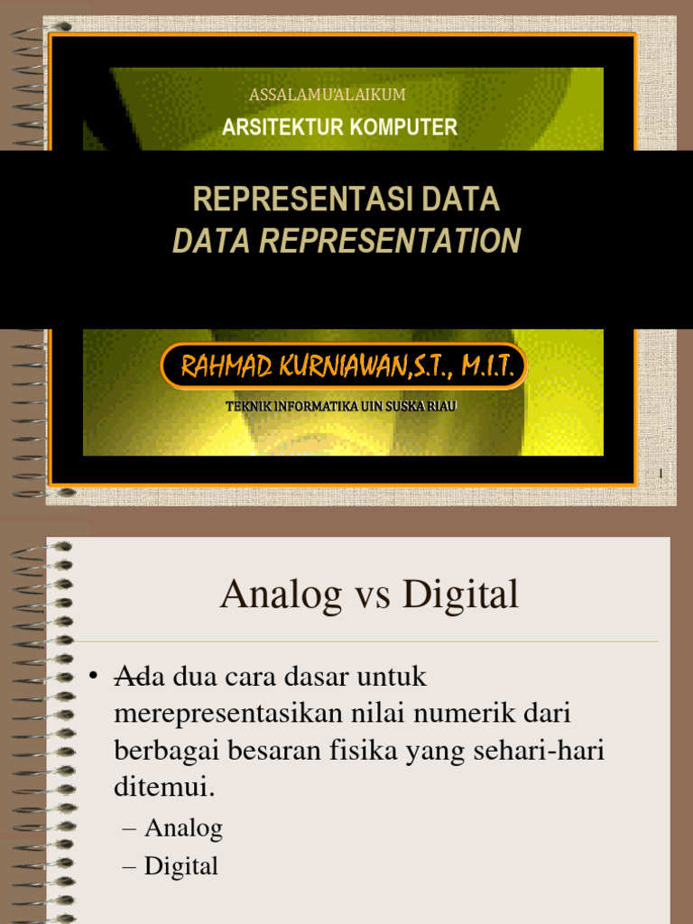 Representasi Data | PDF | Metode & Bahan Ajar