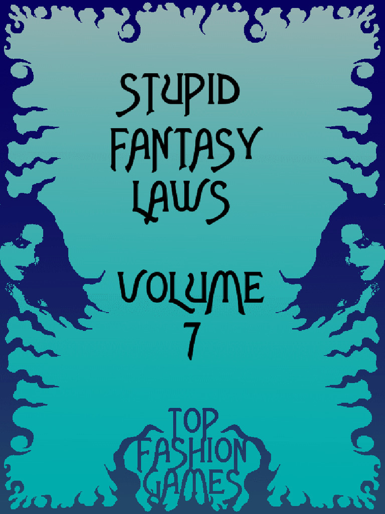 d20 Top Fashion Games Stupid Fantasy Laws Vol. 7 | PDF | Coins | Silver ...