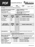 IP - Evacuation & Fire Drill Attendance Sheet | PDF