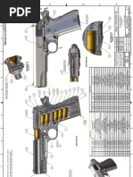 m1911 Assembly Drawing | PDF | Handgun | Tools