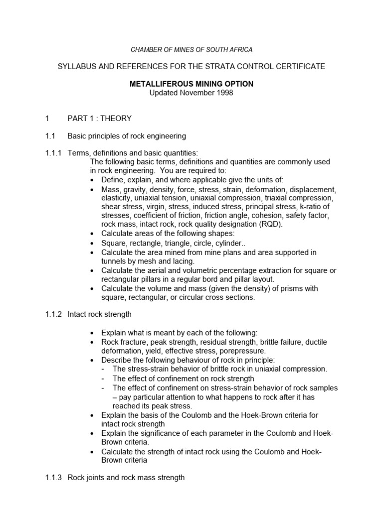 SCC Met Syllabus | Download Free PDF | Strength Of Materials | Stress ...