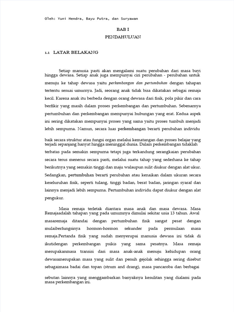PDF PPD 8 Perkembangan Anak Selama Masa SMP Dan Sma Formal Operasional ...