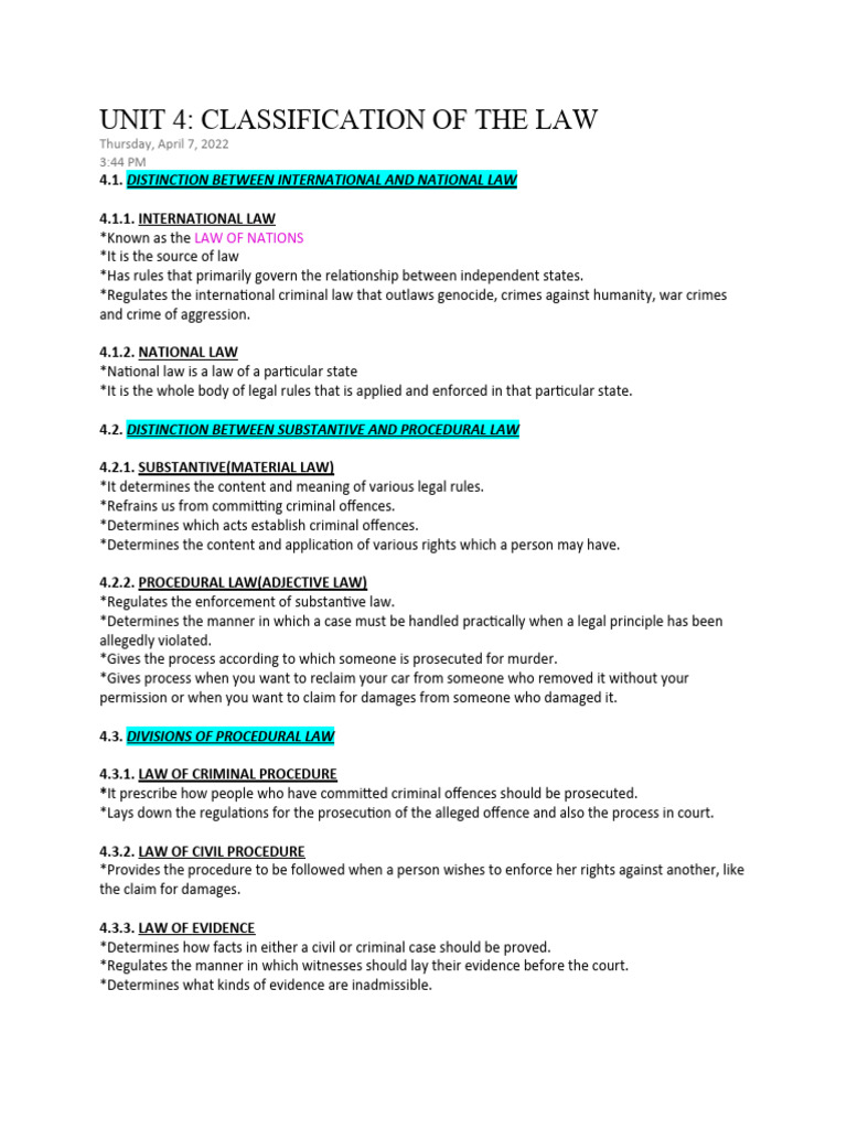 UNIT 4 | PDF | Crime & Violence | Crimes