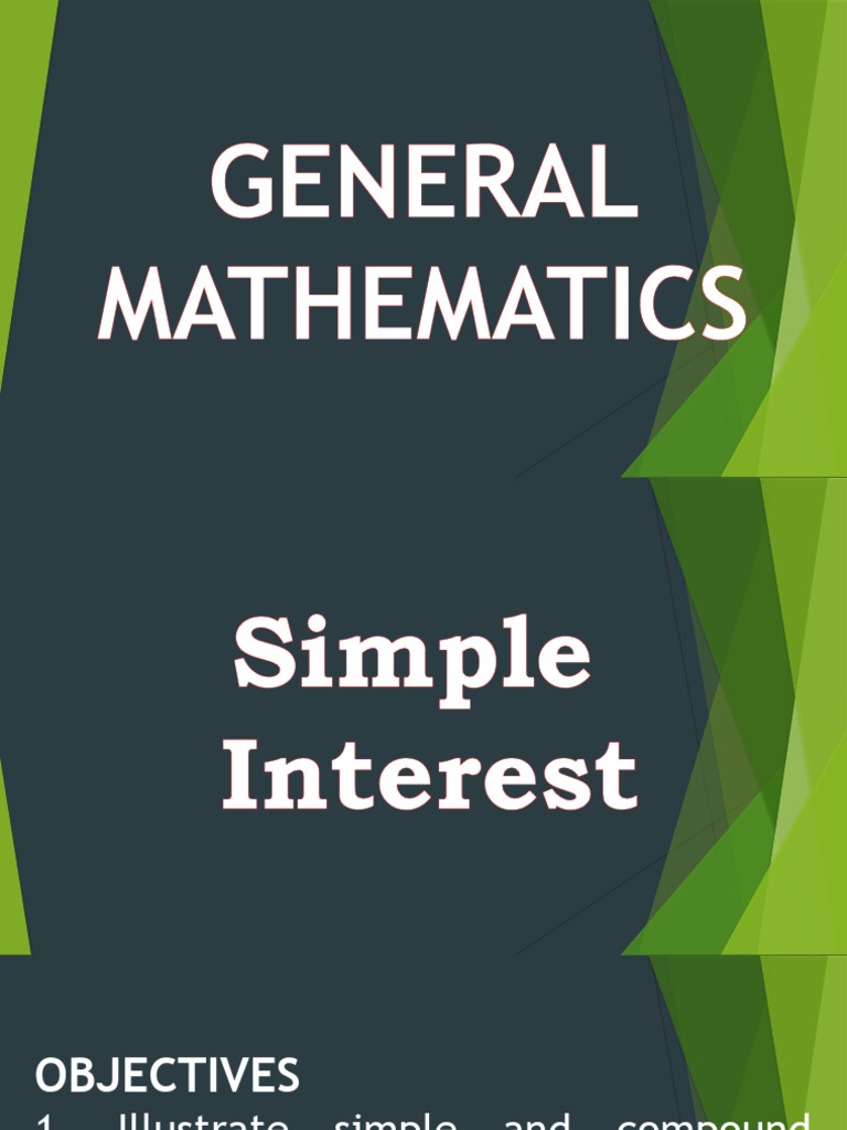 Gen.Math-Simple-and-Compound-Interests-NOPRAYER | PDF | Interest ...