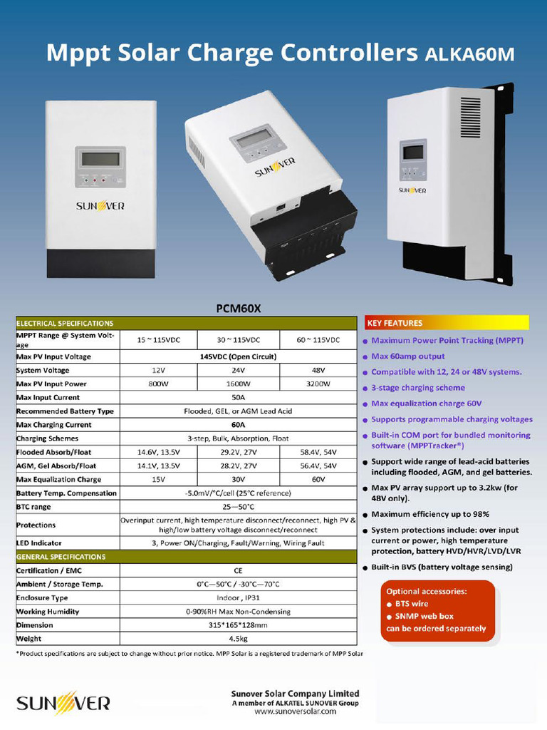 01 MPPT Solar Charge Controllers | PDF