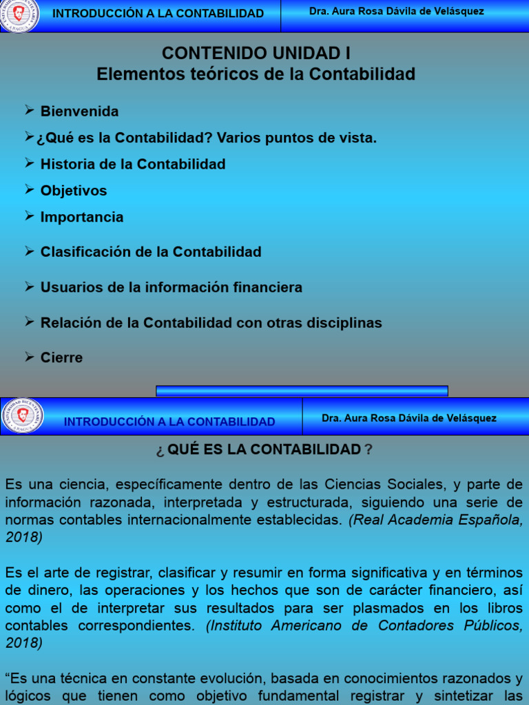 Unidad I Introducción A La Contabilidad... | PDF | Contabilidad | Business