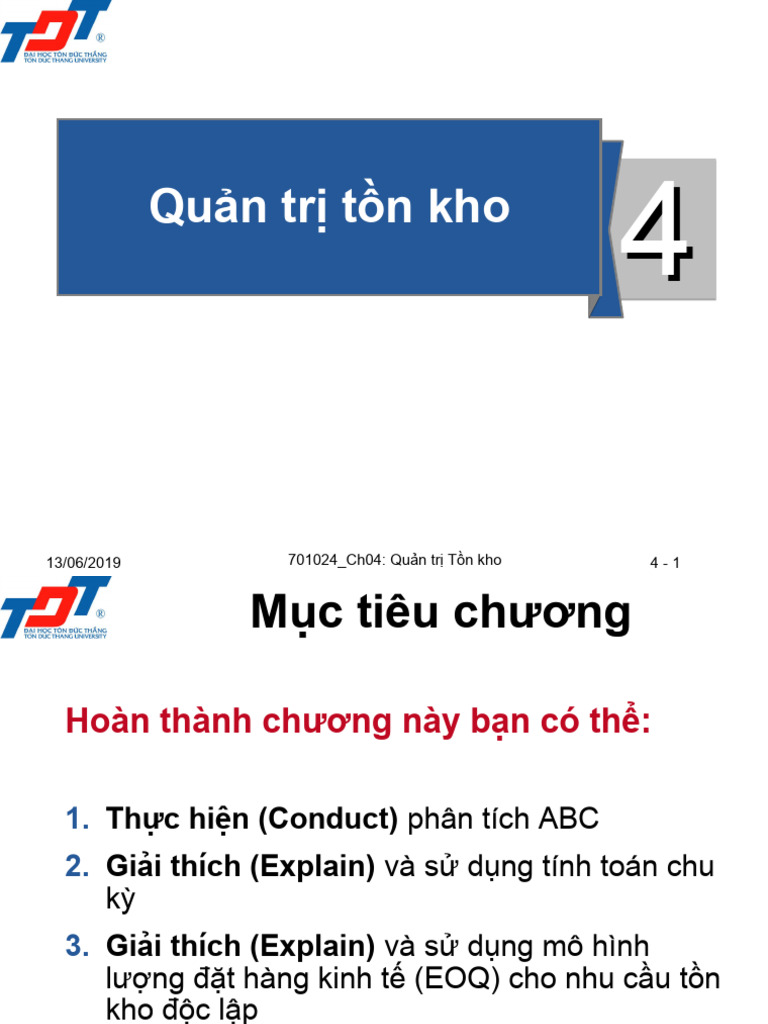 Chapter 4 Inventory Management | PDF