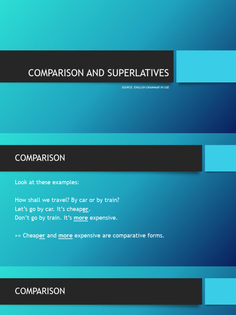 Comparatives and Superlatives | PDF | Adjective | Linguistic Morphology Comparatives and Superlatives | PDF | Adjective | Linguistic Morphology