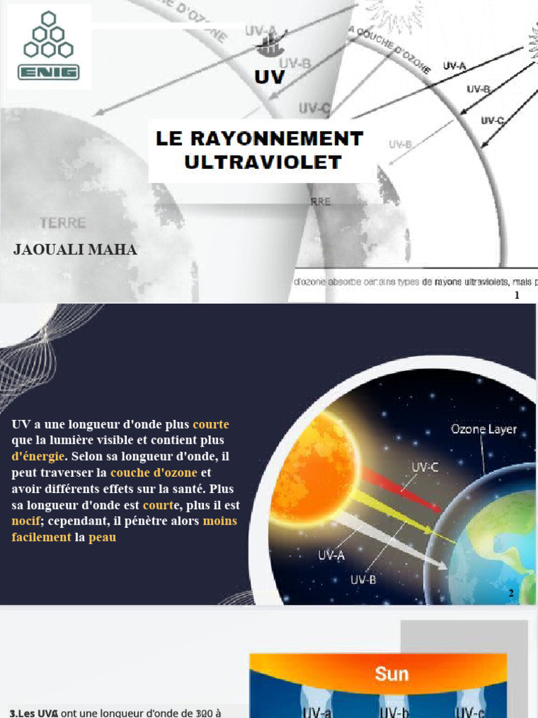 Présentation1 Maha | PDF | Ultra-violet | Phénomène physique