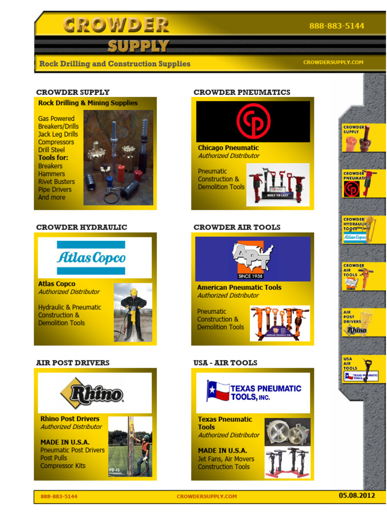 Crowder Catalog | PDF | Drill | Screw