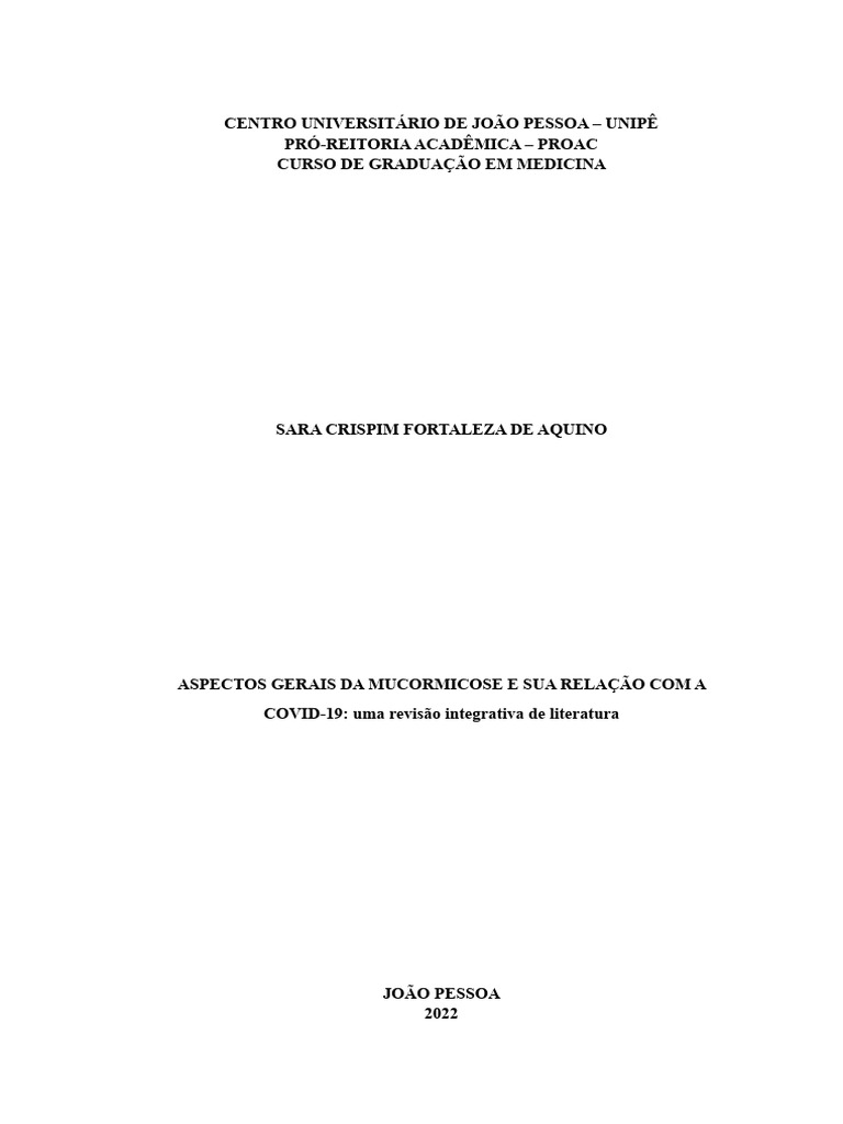 Sara Crispim Fortaleza de Aquino | PDF | Diabetes | Endotélio