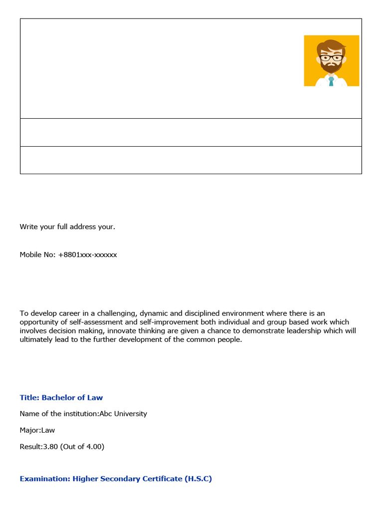 Common CV Format 04 4KdkzgnVJKjhcLG - Docx 20231112 133406 0000 | PDF