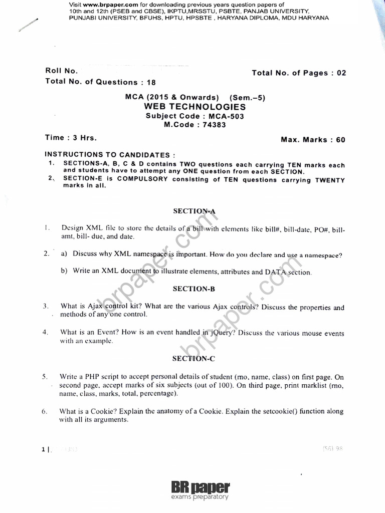 WT (5th) Dec2020 | PDF | Xml | Ajax (Programming)