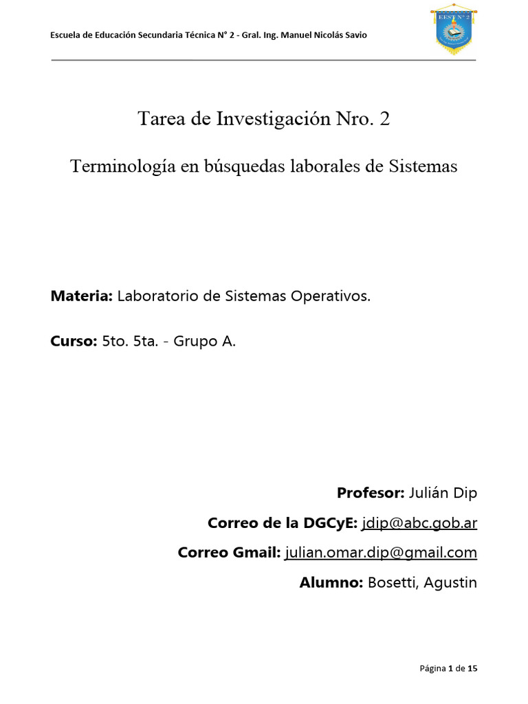 Trabajo Práctico Nro 2 Modelo Base Bosetti Agustin 5to5ta | PDF | Bases de datos | Script Java