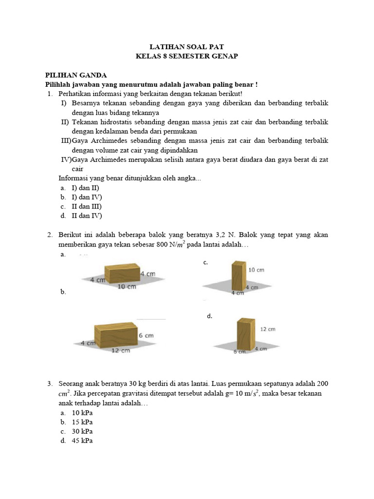 Ipa - Soal Pat Genap | PDF