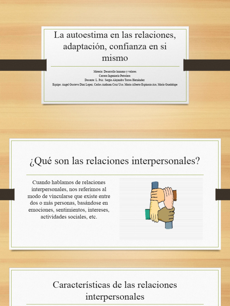 Diapositiva de La Autoestima en Las Relaciones Interpersonales ...