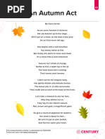 Autumn Poem by Alan Bold | PDF | Poetry | Poetics