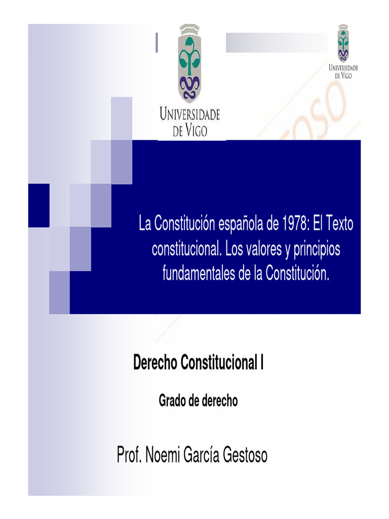 3. La_Constitución_de_1978 | PDF | Constitución | Documentos legales