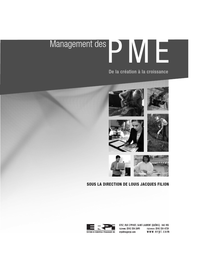Management des PME : De la création à la croissance | PDF ...