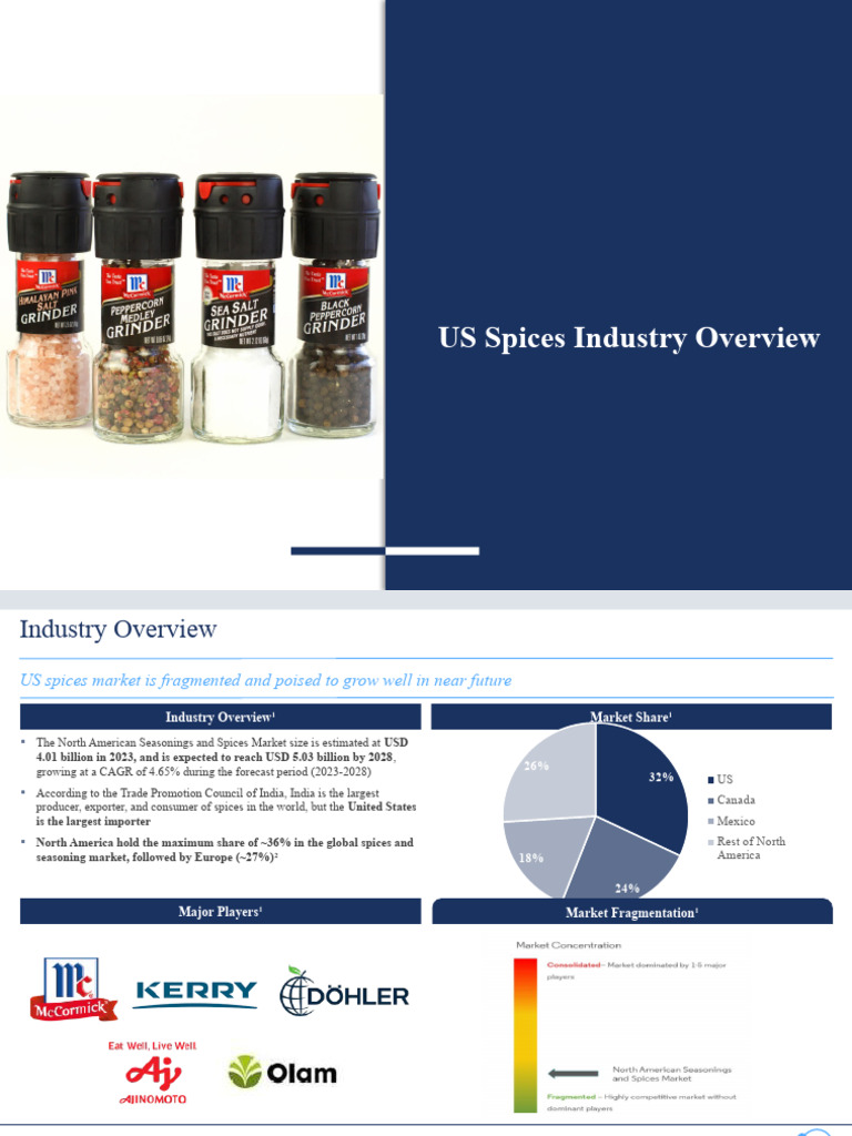 Industry Profile Spices | Download Free PDF | Spice | Eating Behaviors ...