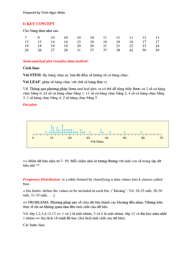 Lecture 3 - Describing Data Visually | PDF