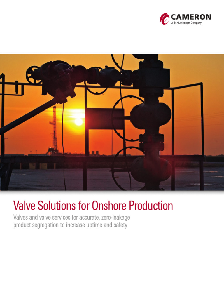 valve-solutions-for-onshore-production-br | PDF | Valve | Water