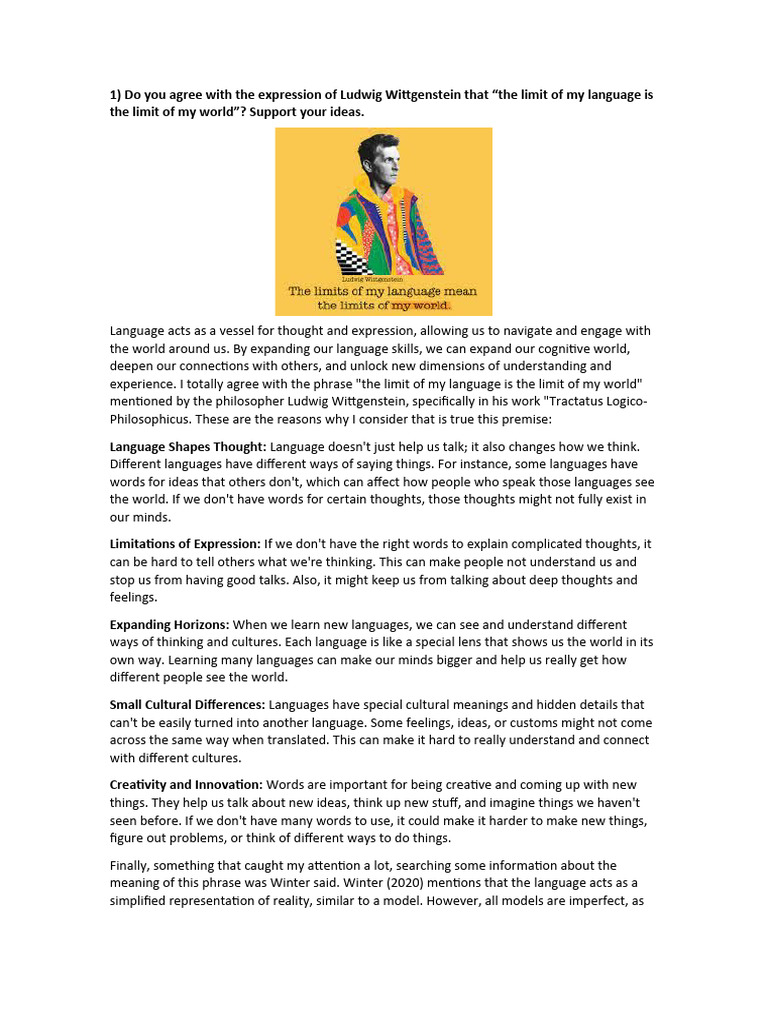 Forum 2 Unit 2 Language and Culture | PDF | Thought | Cross Cultural Communication