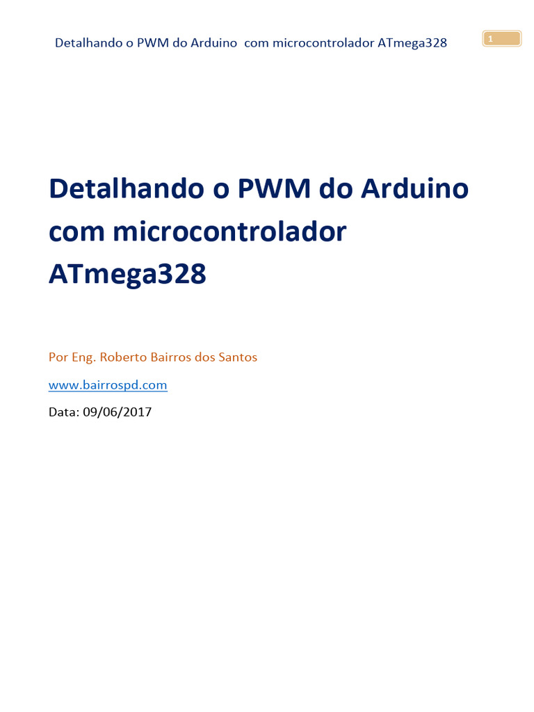 01 Detalhando O Pwm Do Arduino Pdf Arduino Cronômetro