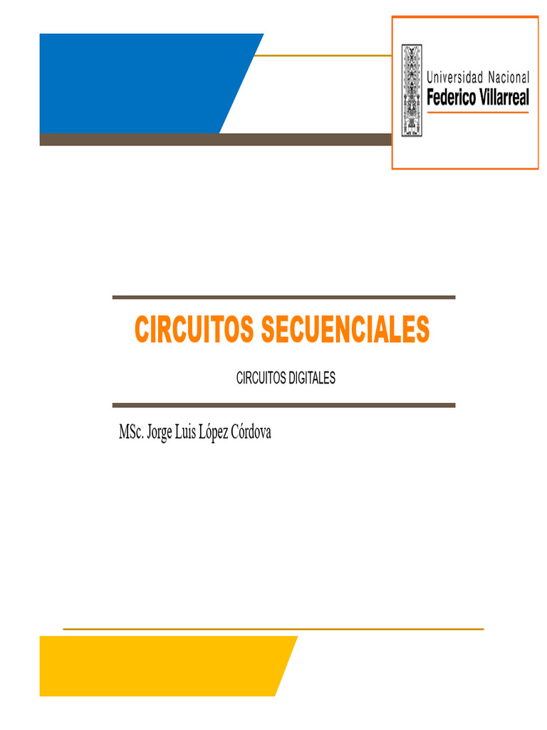 7.- CIRCUITOS SECUENCIALES | PDF | Ciencias fisicas | Tecnología digital