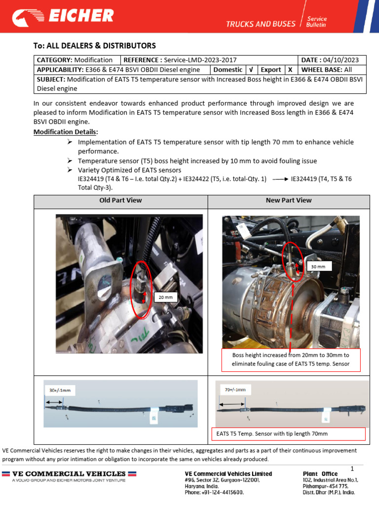 LMD-Service-2023-2017 - Modification of EATS T5 Temperature Sensor With ...