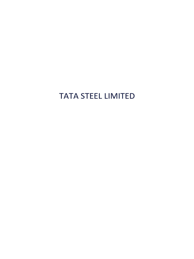 Tata Steel Analysis | Download Free PDF | Steel | Customer Experience