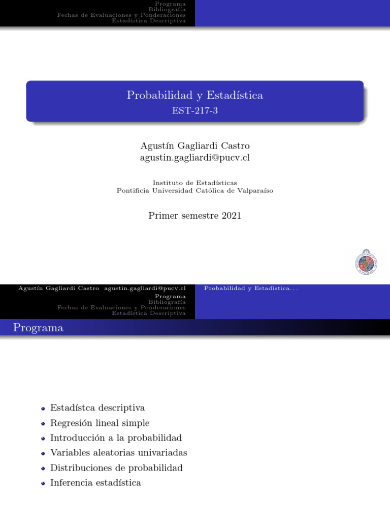 Presentacion EIE 217 3 | PDF | Science | Análisis de regresión