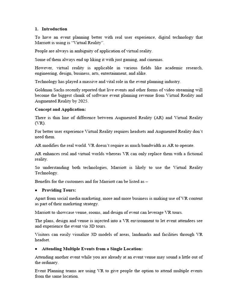 Emerging Technologies IOT, Augmented Reality, Virtual Reality | Download Free PDF | Virtual ...