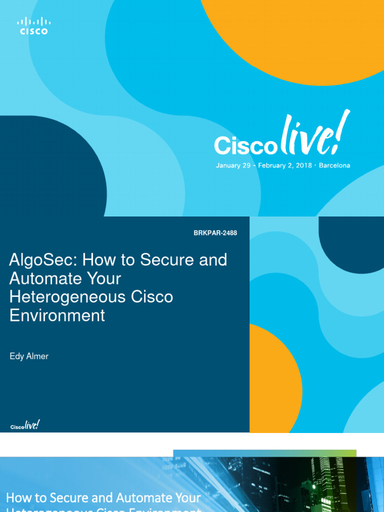 How To Secure and Automate Your Cisco Network | PDF | Computer ...