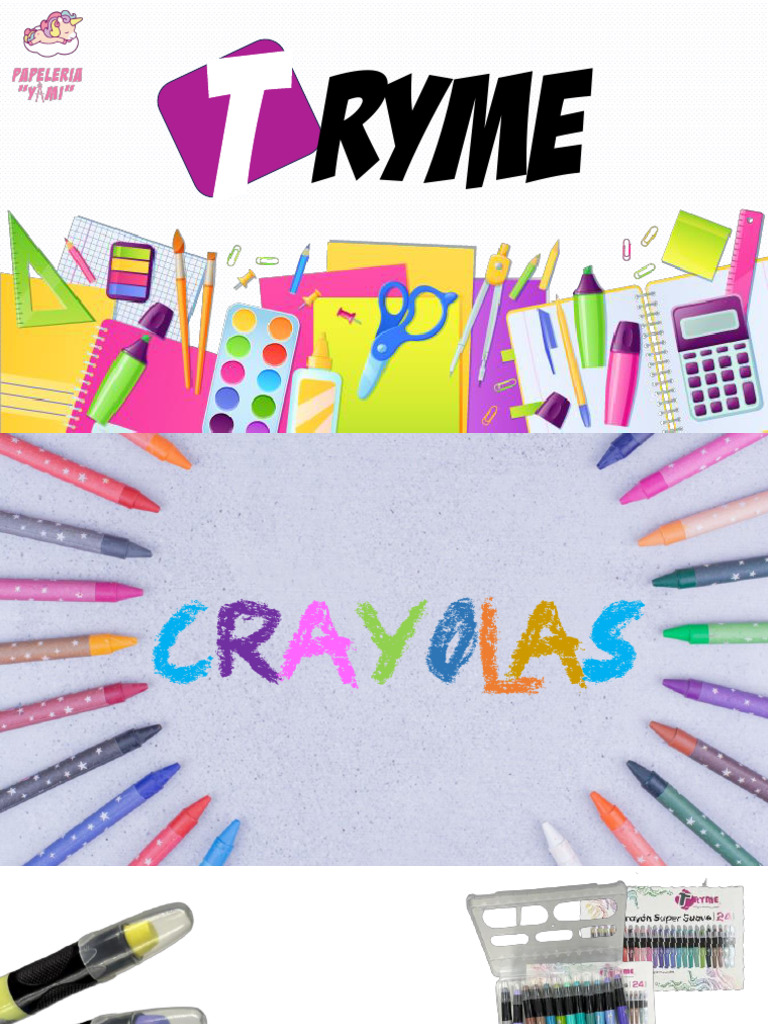 Catalogo TRYME | PDF | Lápiz | Papelería