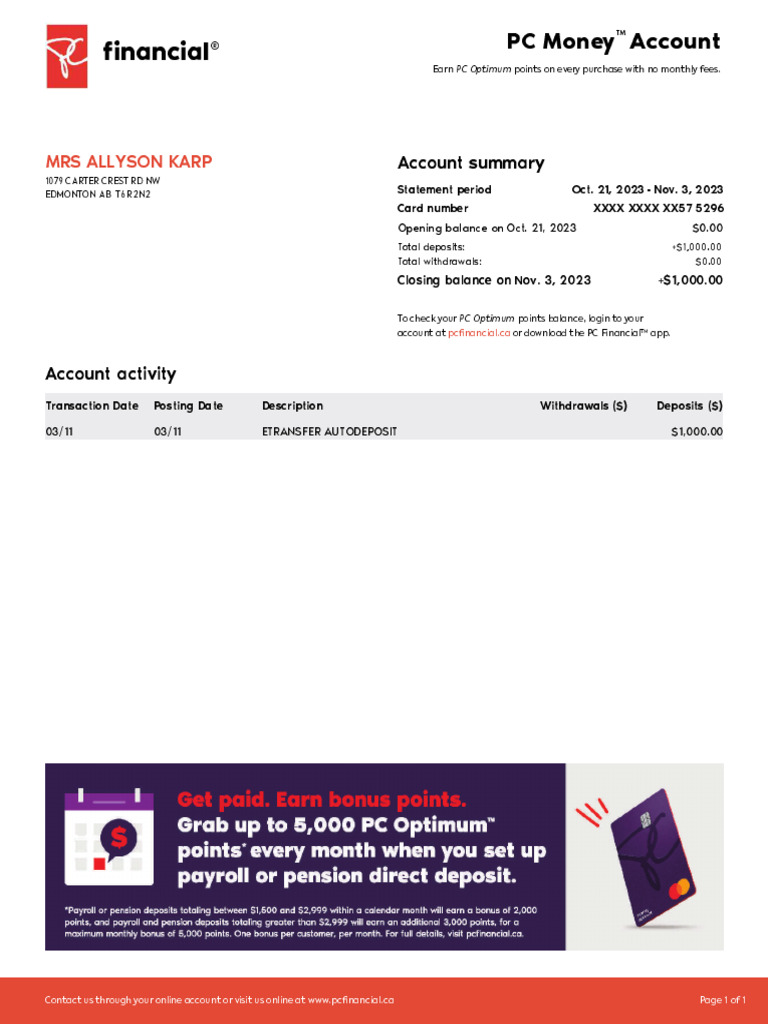 Statement | Download Free PDF | Credit Card | Overdraft