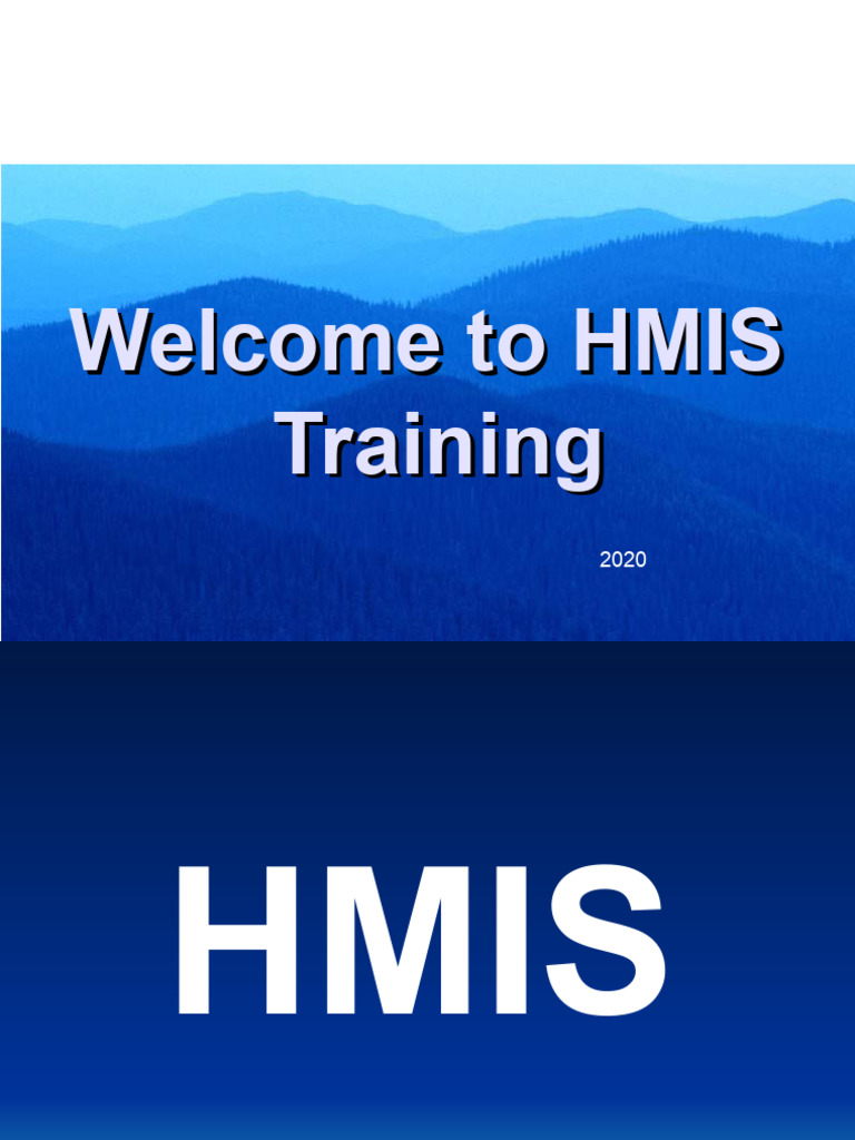 HMIS Presentation 1 | PDF