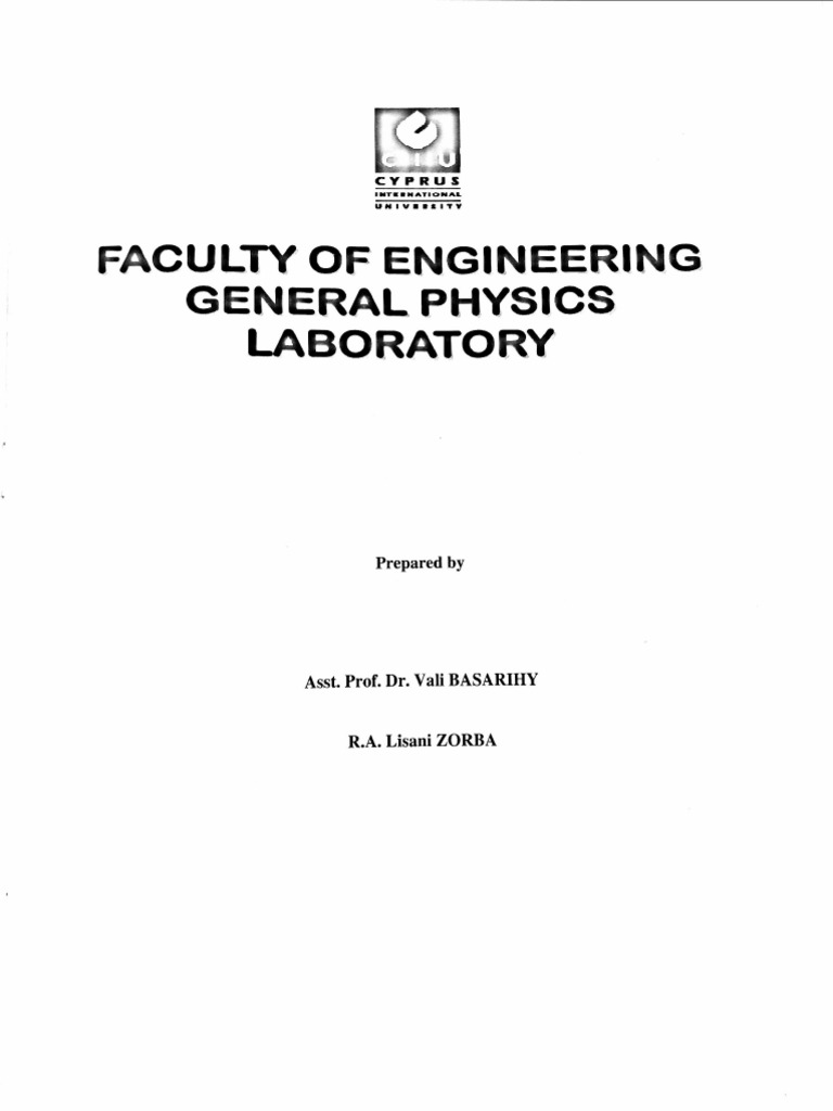 PHY 102 Lab Manual | PDF