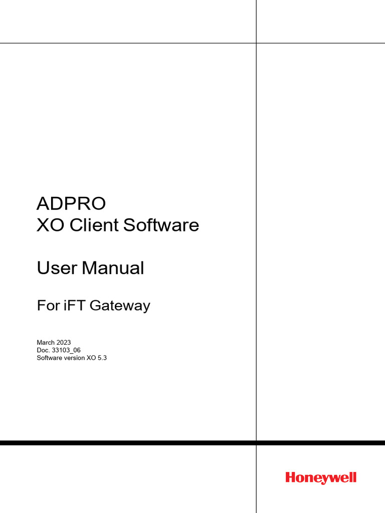 06 - ADPRO XO Client Software User Guide For IFT Gateway | PDF | Ip Address | Installation ...